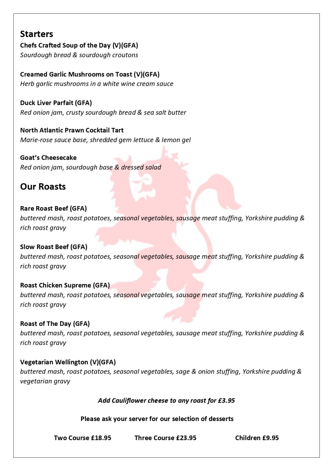 Functions & Outside Catering