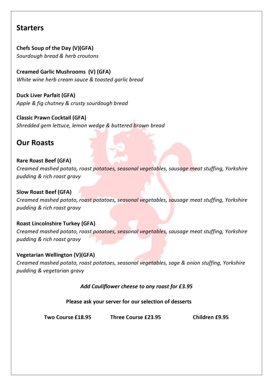 Functions & Outside Catering